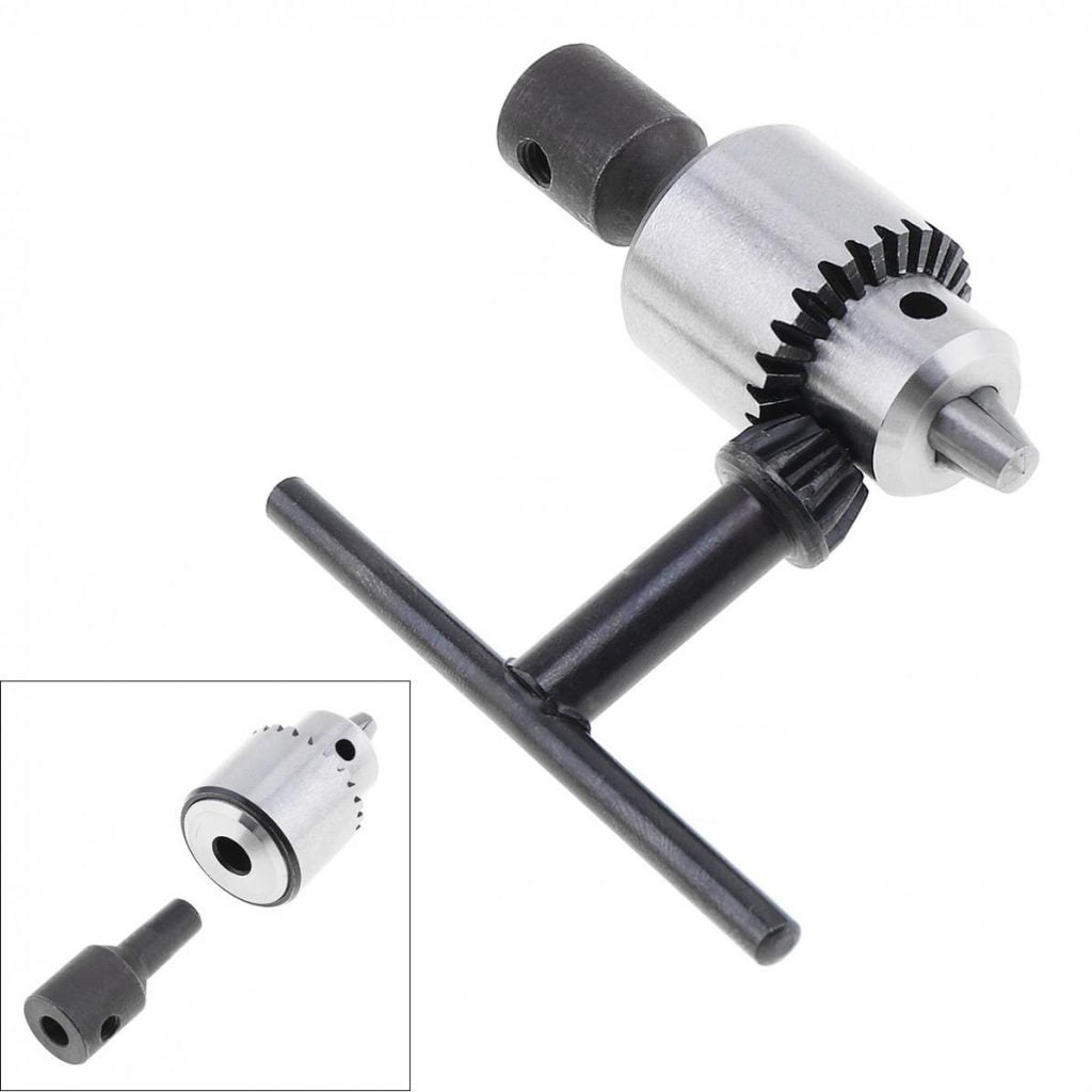 775 Motor Drill Chuck Set 0.3-4mm JTO Taper Mounted With Key Wrench ...