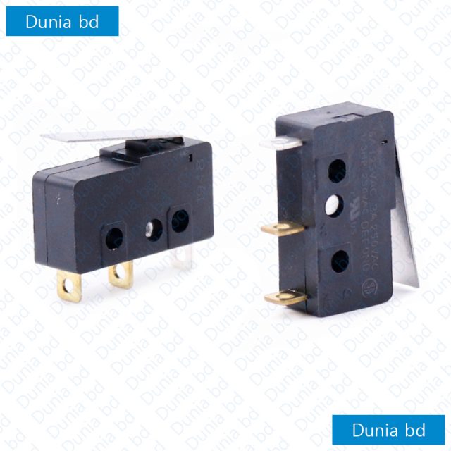 Micro Limit Switch with Press Lever 2 PIN 3 PIN - Dunia.com.BD
