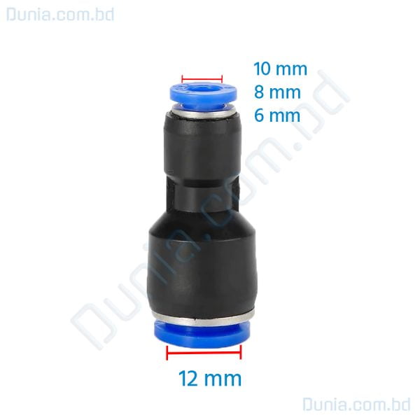 6mm BSP Male Thread Y Shaped 3 way Pneumatic Fitting for 1/8 inch OD ...