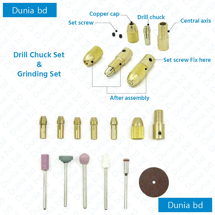 Mini Drill Grinder Set PCB Drill SET High-precision Micro Electric ...