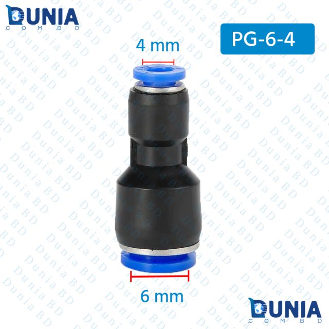 6mm Male Threaded Pneumatic Air Quick Connector Fitting for 1/8-1/4-1/2 ...