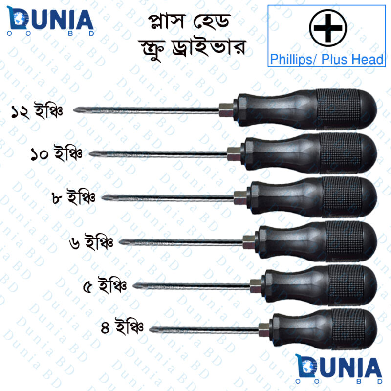 TOTAL Mini Phillips / Plus Screwdriver THT22386 PH2x38mm Cr-V - Dunia ...