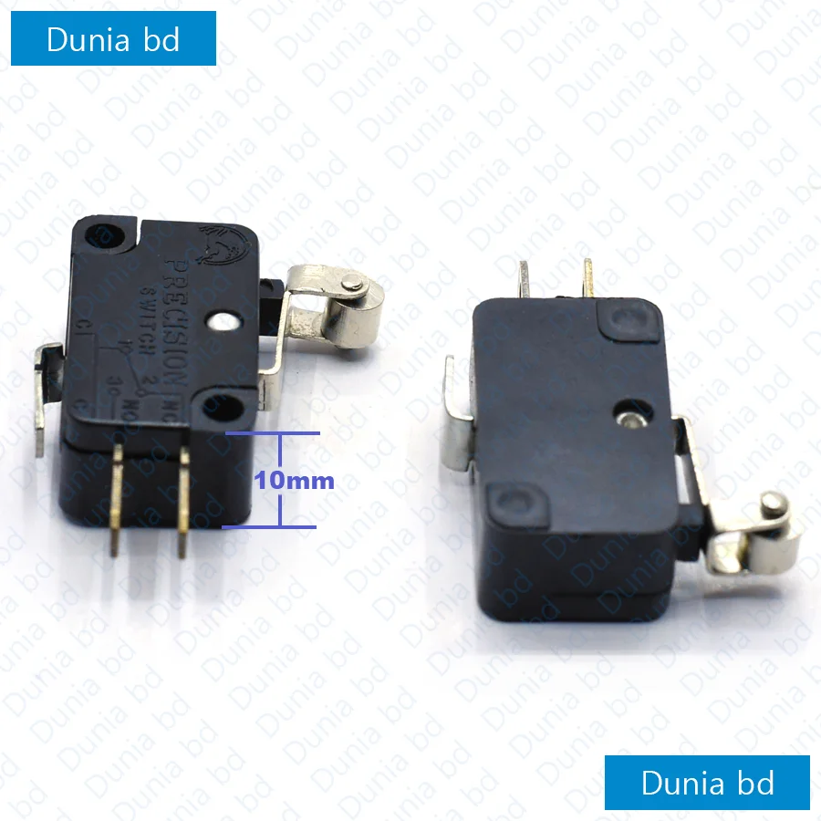 Limit Switch 3 Pin Roller Lever Arm 16A 125/250VAC - Dunia.com.BD