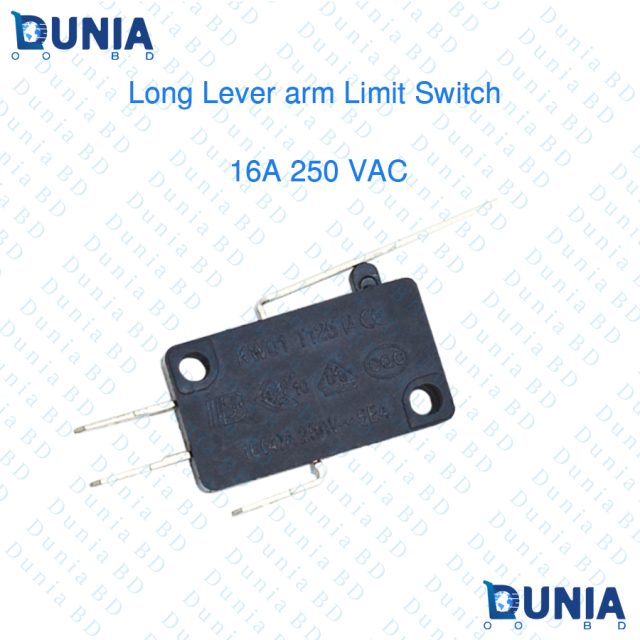 Limit Switch Long Lever Arm 3 Pin 16A - Dunia.com.BD