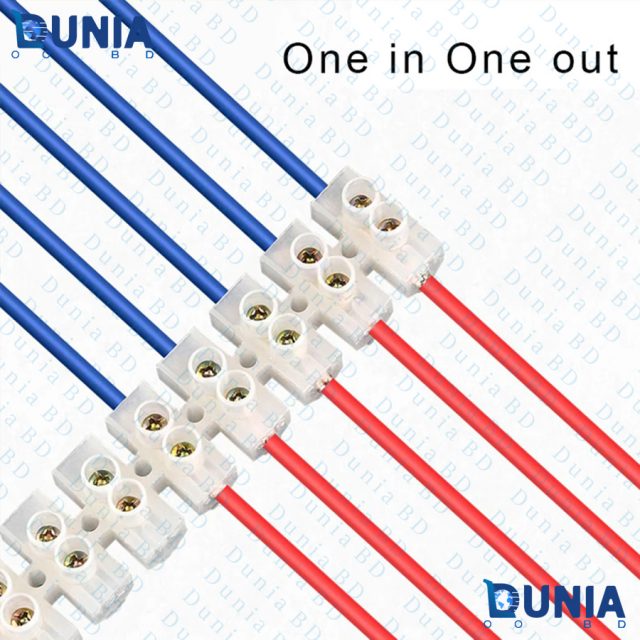 Plastic Wire Connector Terminal Barrier Strip Block Screw Block ...