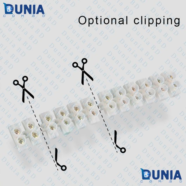 Plastic Wire Connector Terminal Barrier Strip Block Screw Block ...