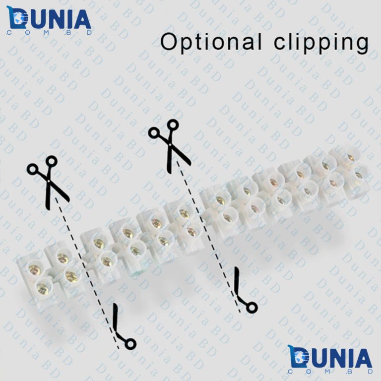 Plastic Wire Connector Terminal Barrier Strip Block Screw Block ...