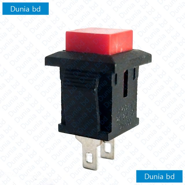 Square Electrical Momentary Push Button Switch (DS-430) On-Off - Dunia.com.BD