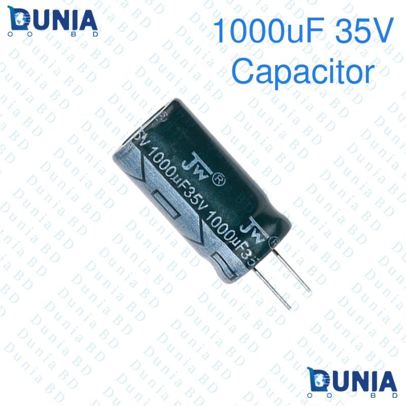 1000uF 35V Capacitor Radial Electrolytic capacitor Polarized Aluminium ...