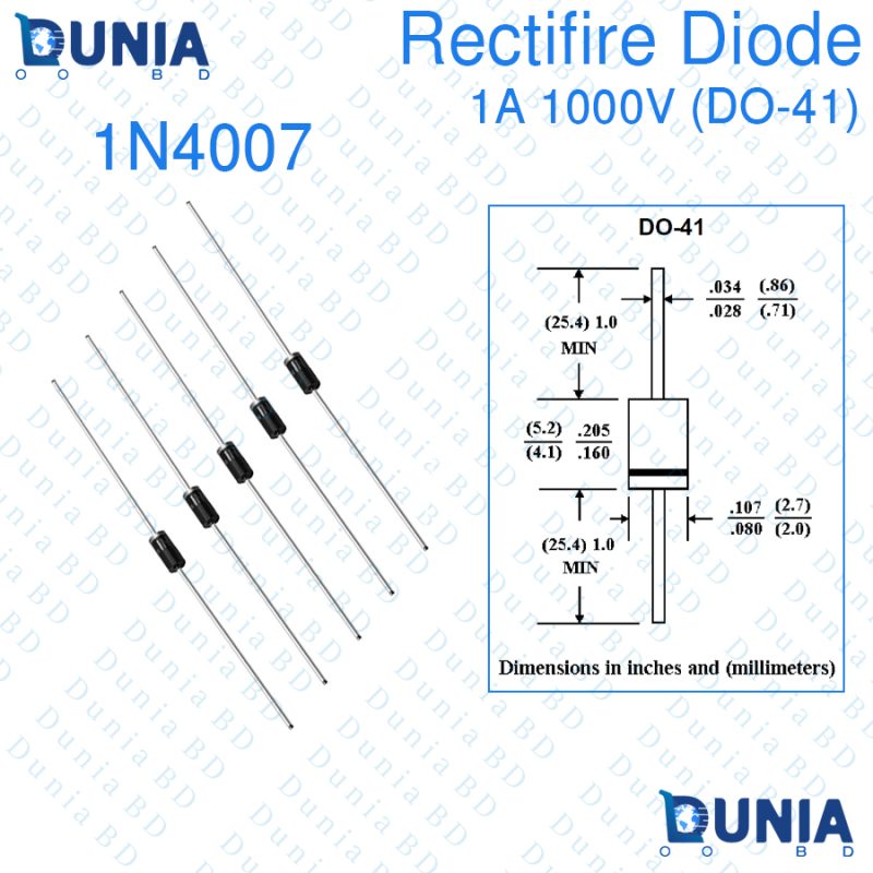 1N4007 Rectifier Diode Price In Bangladesh Dunia.com.BD