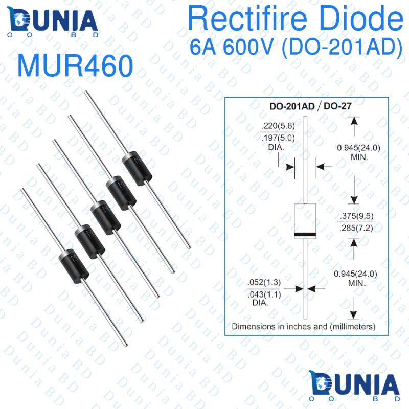 MUR460 Rectifier Diode Price In Bangladesh Dunia.com.BD
