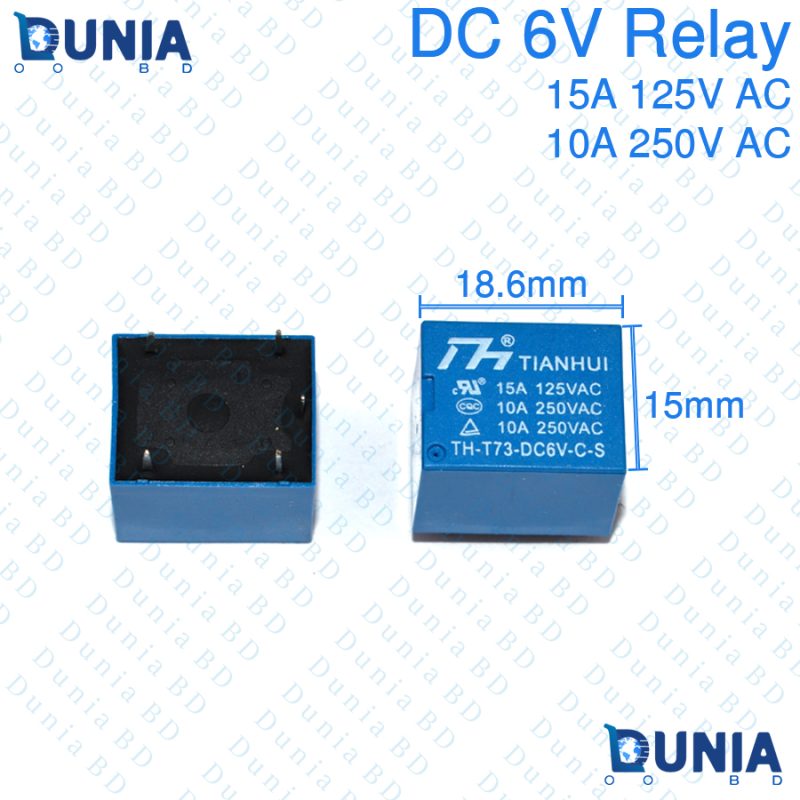 TIANHUI DC 6 Volt Relay Price In Bangladesh Dunia.com.BD