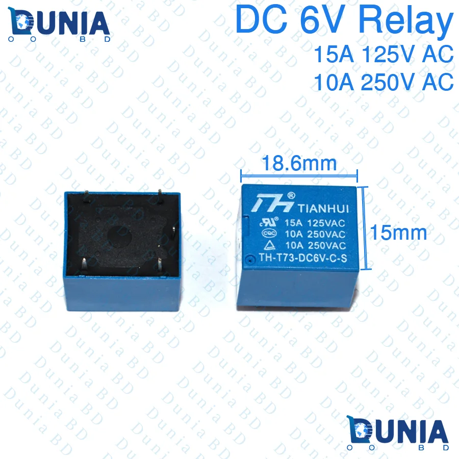 TIANHUI DC 6 Volt Relay Price In Bangladesh Dunia.com.BD