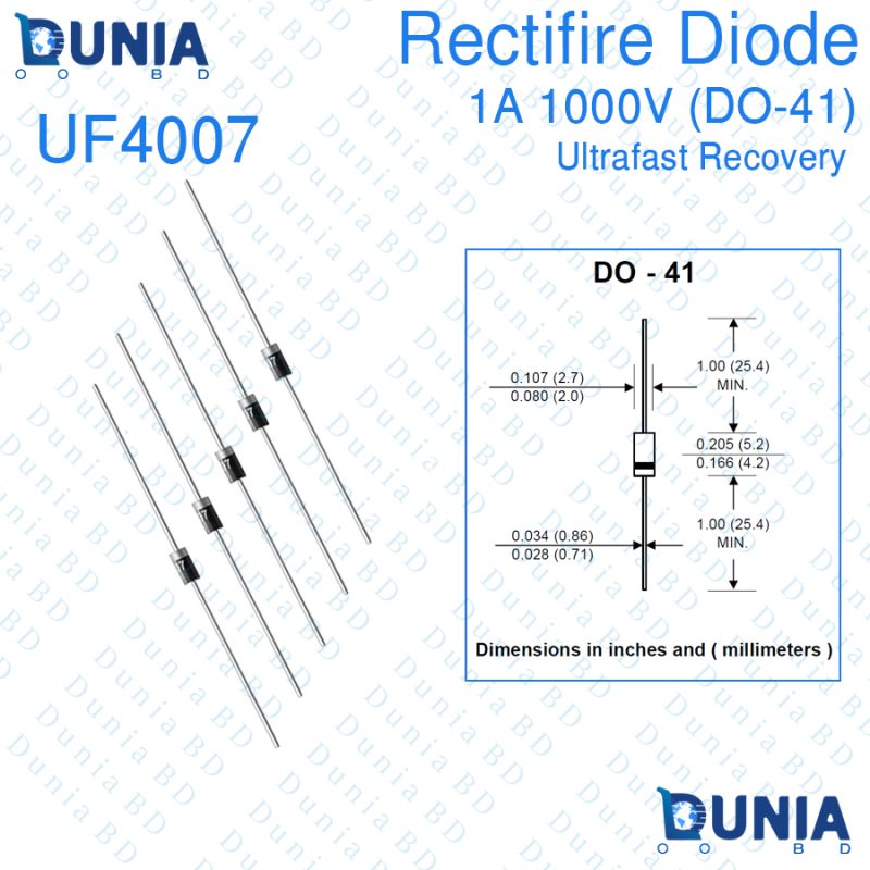1N4007 Rectifier Diode Price In Bangladesh Dunia.com.BD