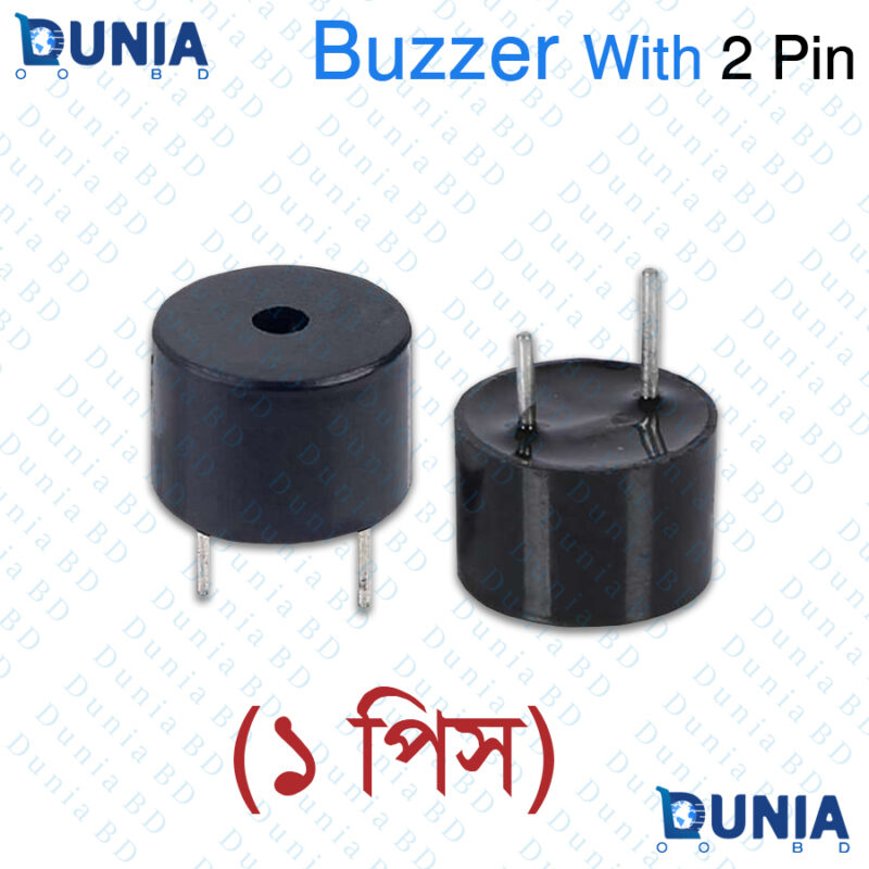 Mini 2Pin Buzzer DC Magnetic Universal Long Beep Tone Alarm Sound ...