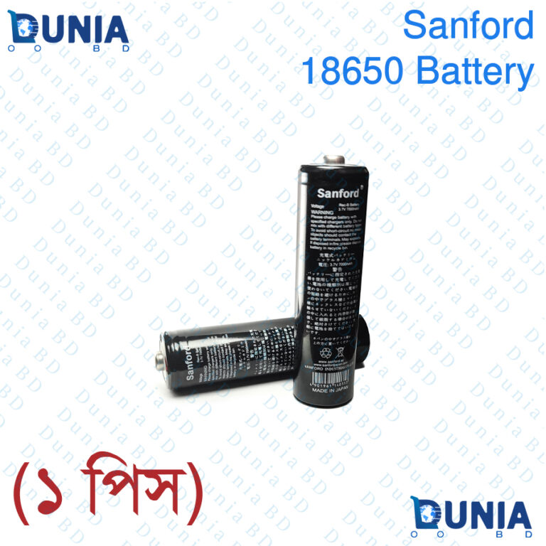 SANFORD 18650 3.7Volt Battery for Torchlight RC toys lamp led - Dunia ...