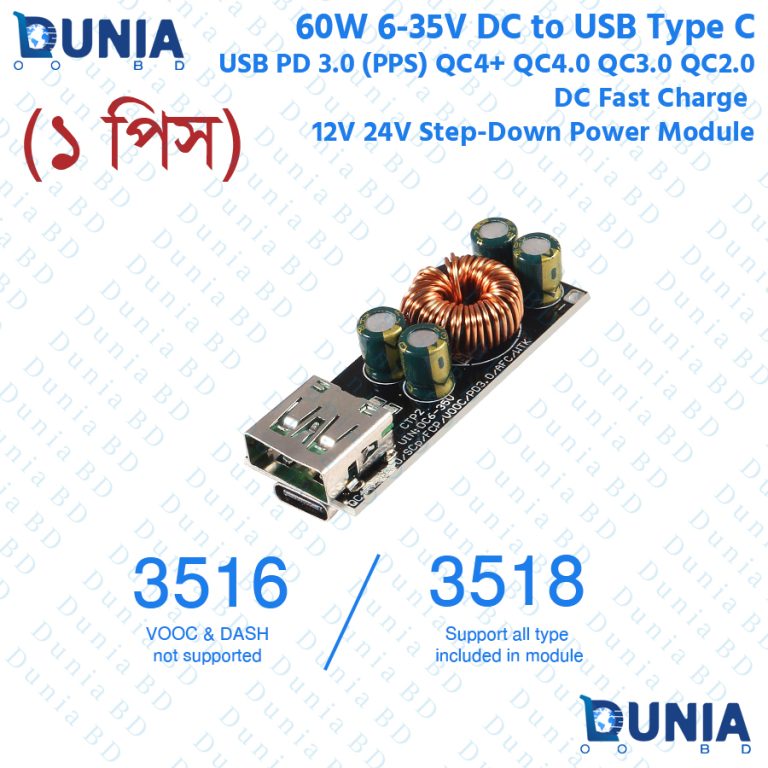 PD65W Fast Charging Module Type-C Interface PD3.1 PPS Fast Charging QC3 ...